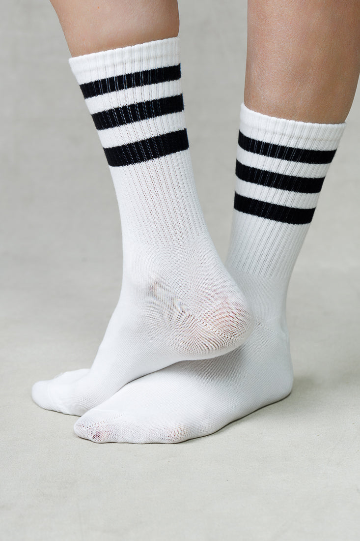 THREE STRIPE COTTON SOCKS – Limlim fashion accessories