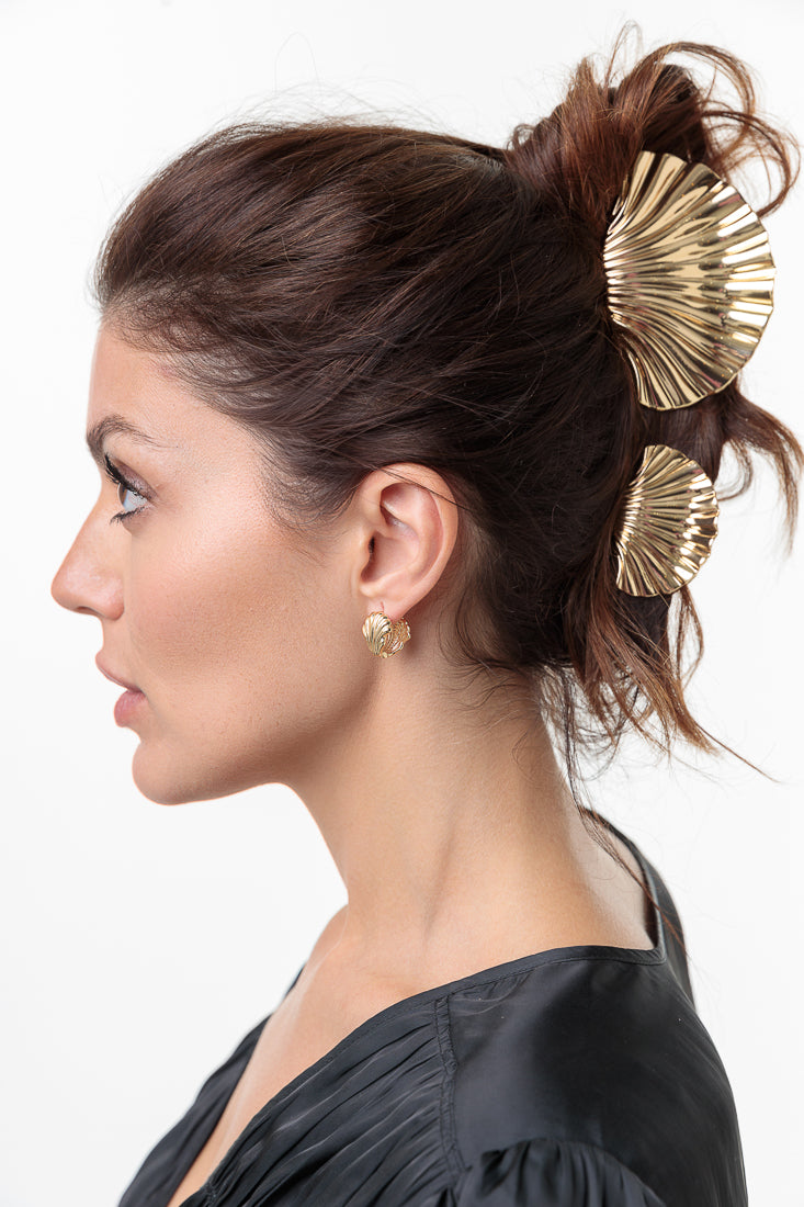 METALLIC SHELL JAW CLIP – Limlim fashion accessories